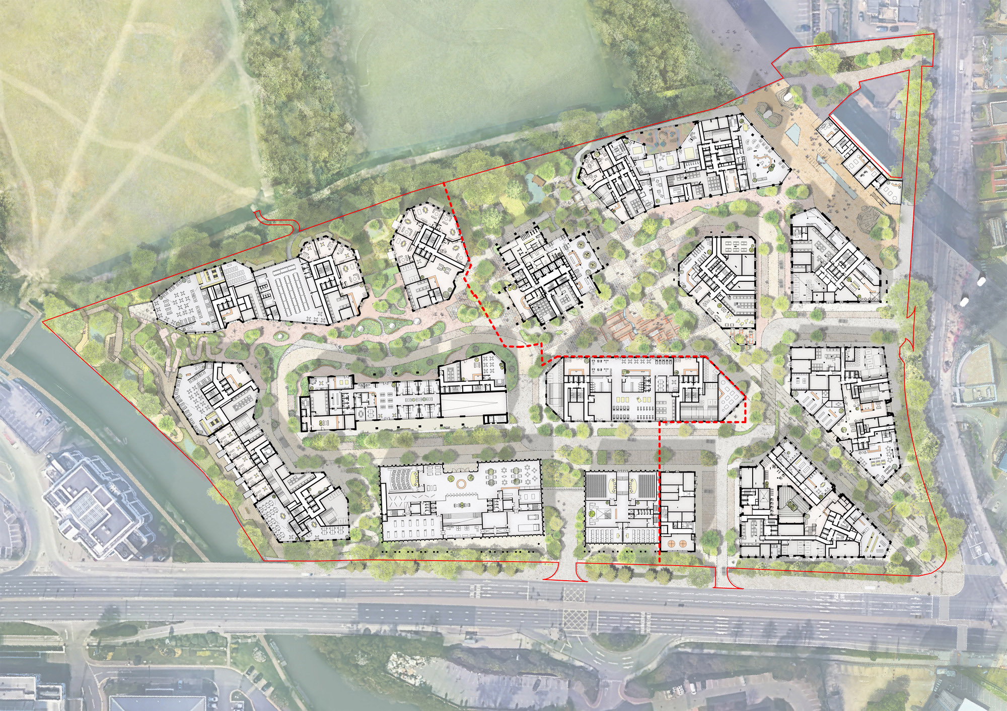 980 Great West Road Masterplan | Haworth Tompkins
